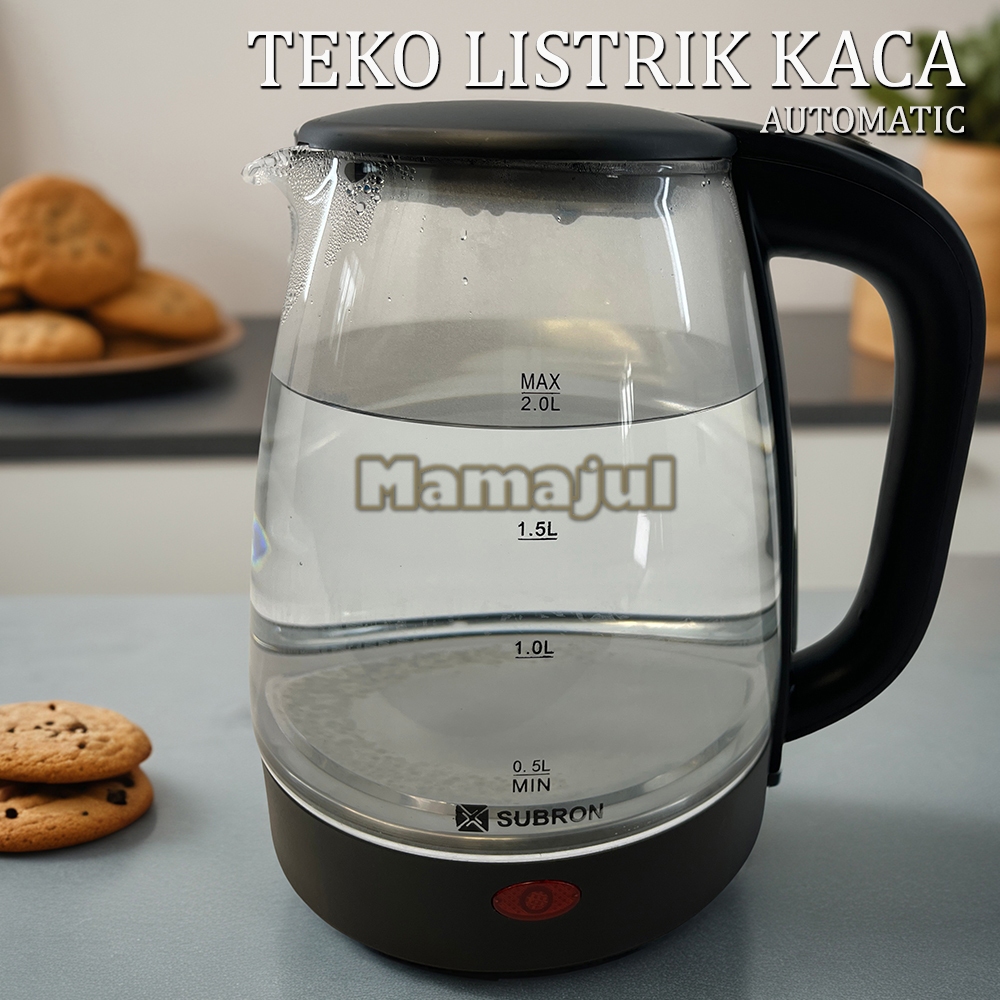 Jual Glass Electric Kettle - Teko Listrik Kaca - Termos Pemanas Air 2L ...
