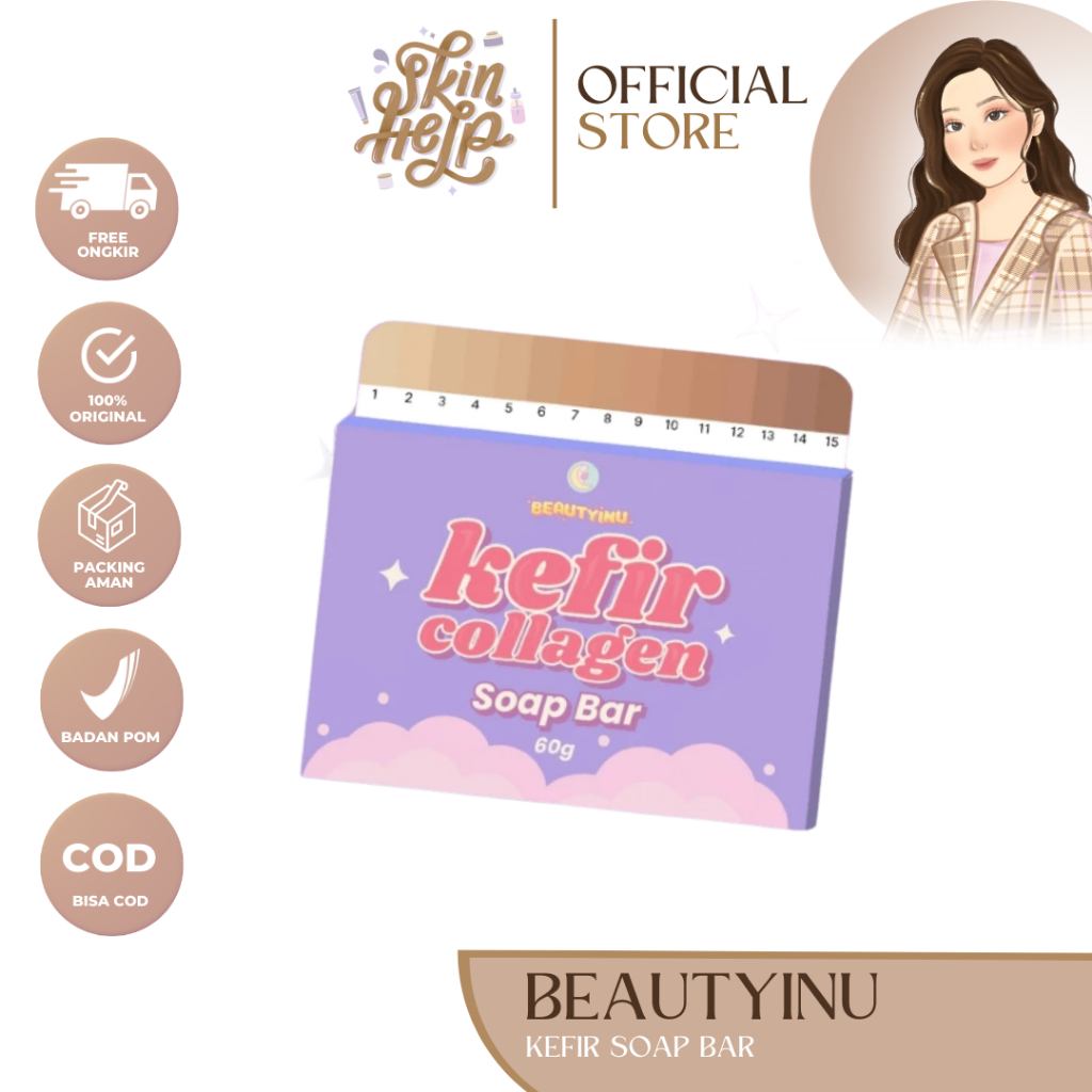 Jual SABUN KEFIR COLLAGEN SOAP BAR BY BEAUTYINU | Shopee Indonesia