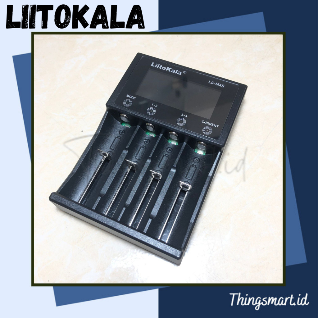 Jual LIITOKALA LII-M4S Smart Intelligent 4 Slot Battery Charger ...