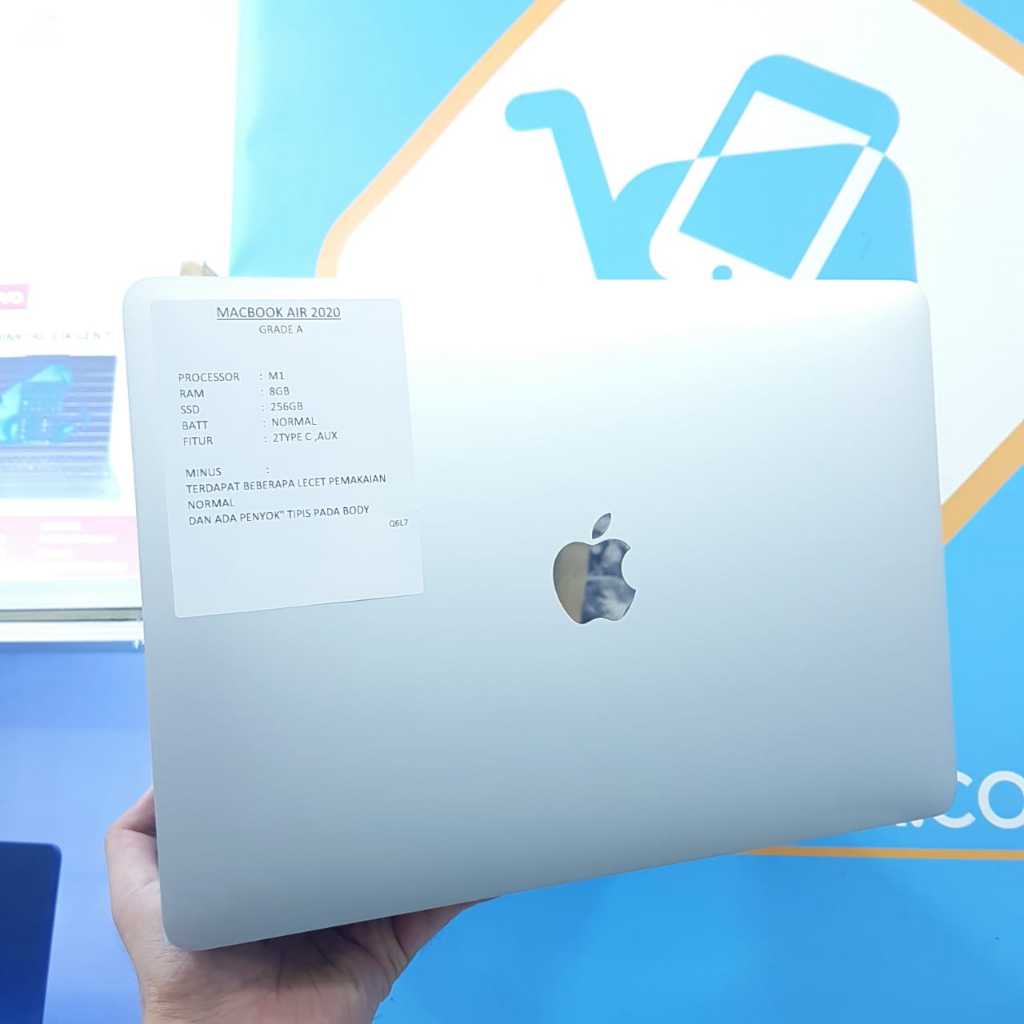 Jual Macbook Air 2020 M1 8/256Gb Second Bekas | Shopee Indonesia