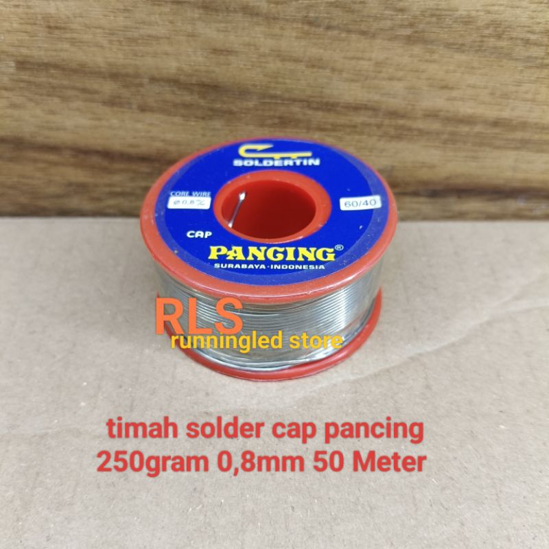 Jual Timah Solder Cap Pancing 250grm 0,8mm 50 meter | Shopee Indonesia