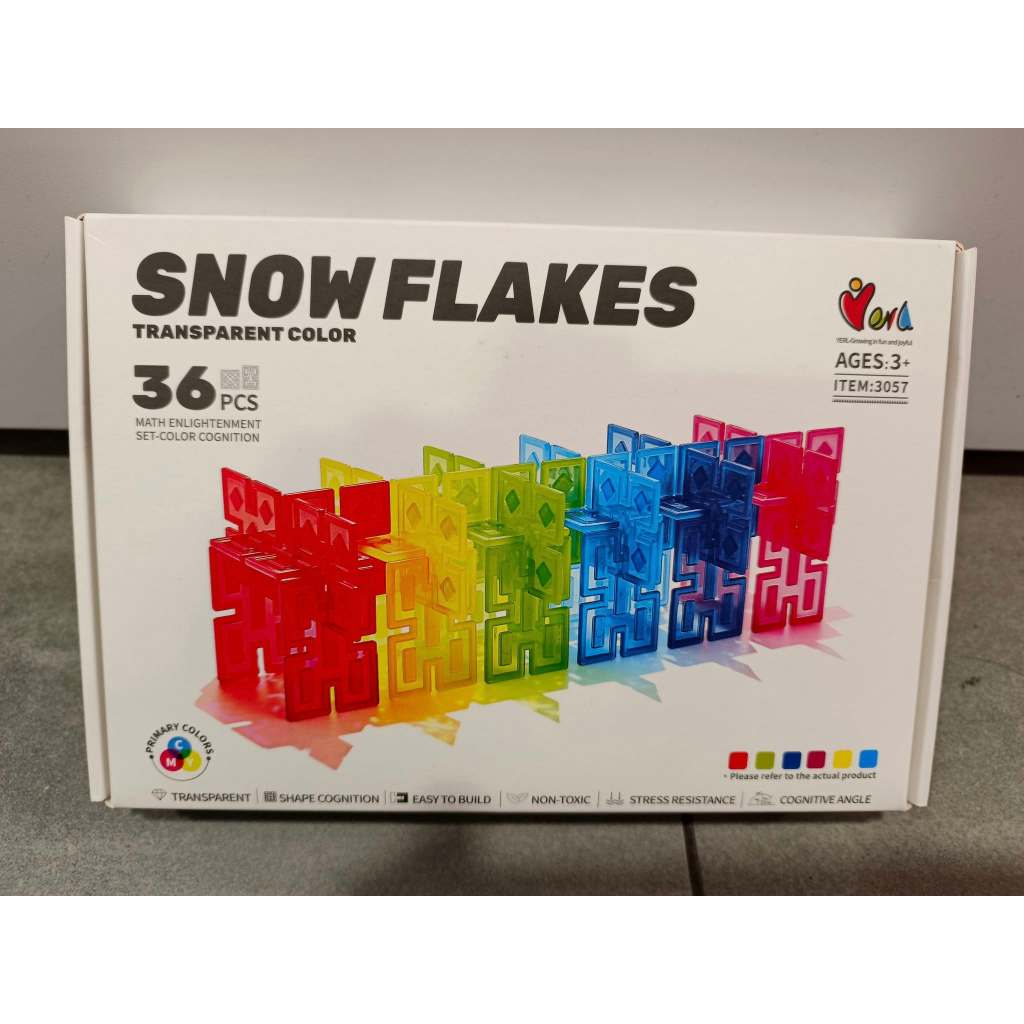 Jual Snowflake Building Block DIY Snow Flakes Mainan Rakit Edukasi ...