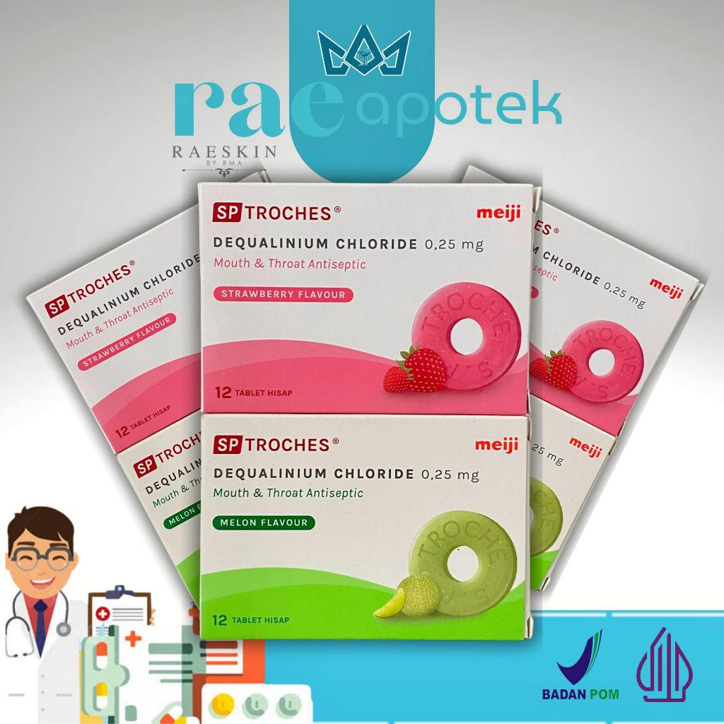 Jual SP Troches / Tenggorokan / Tablet Hisap/Meiji/Permen Tenggorokan ...