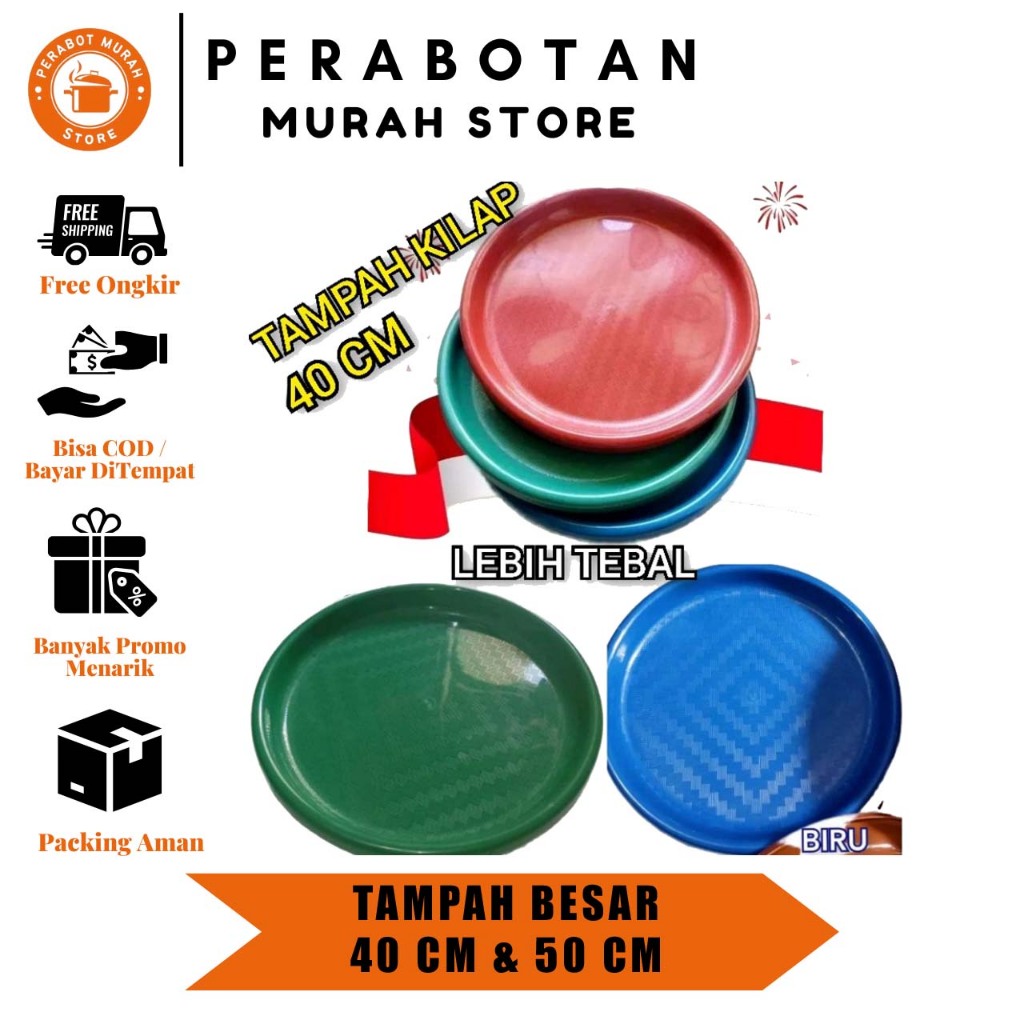 Jual PM - Tampah BESAR JUMBO 40Cm 50Cm Nampan Tumpeng Serbaguna / Wadah ...