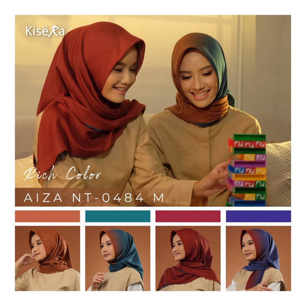 Jual Kisera Official | AIZA 482 - 484 | Satu Kerudung Empat Warna | Kerudung Bolak-Balik pertama ...