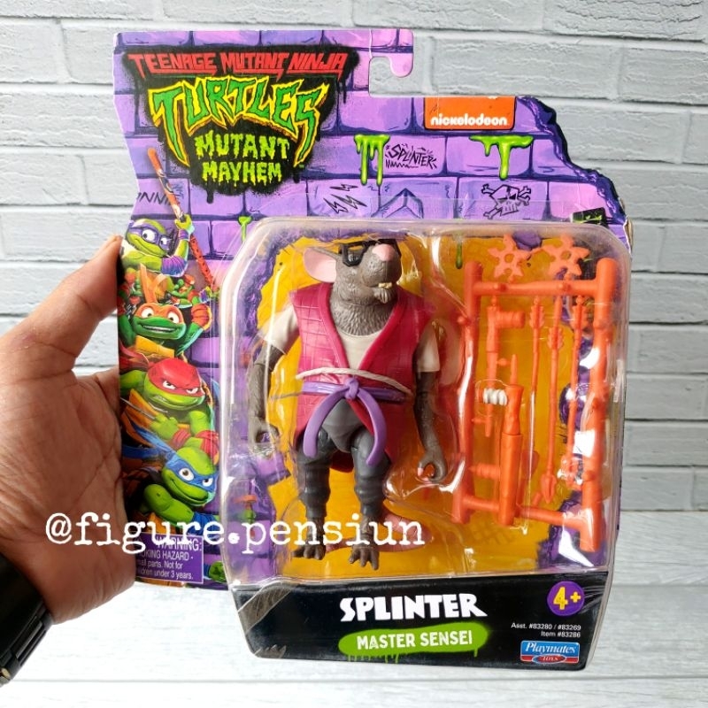 Jual PLAYMATES TMNT MOVIE BASIC SPLINTER MASTER SENSEI TEENAGE MUTANT ...
