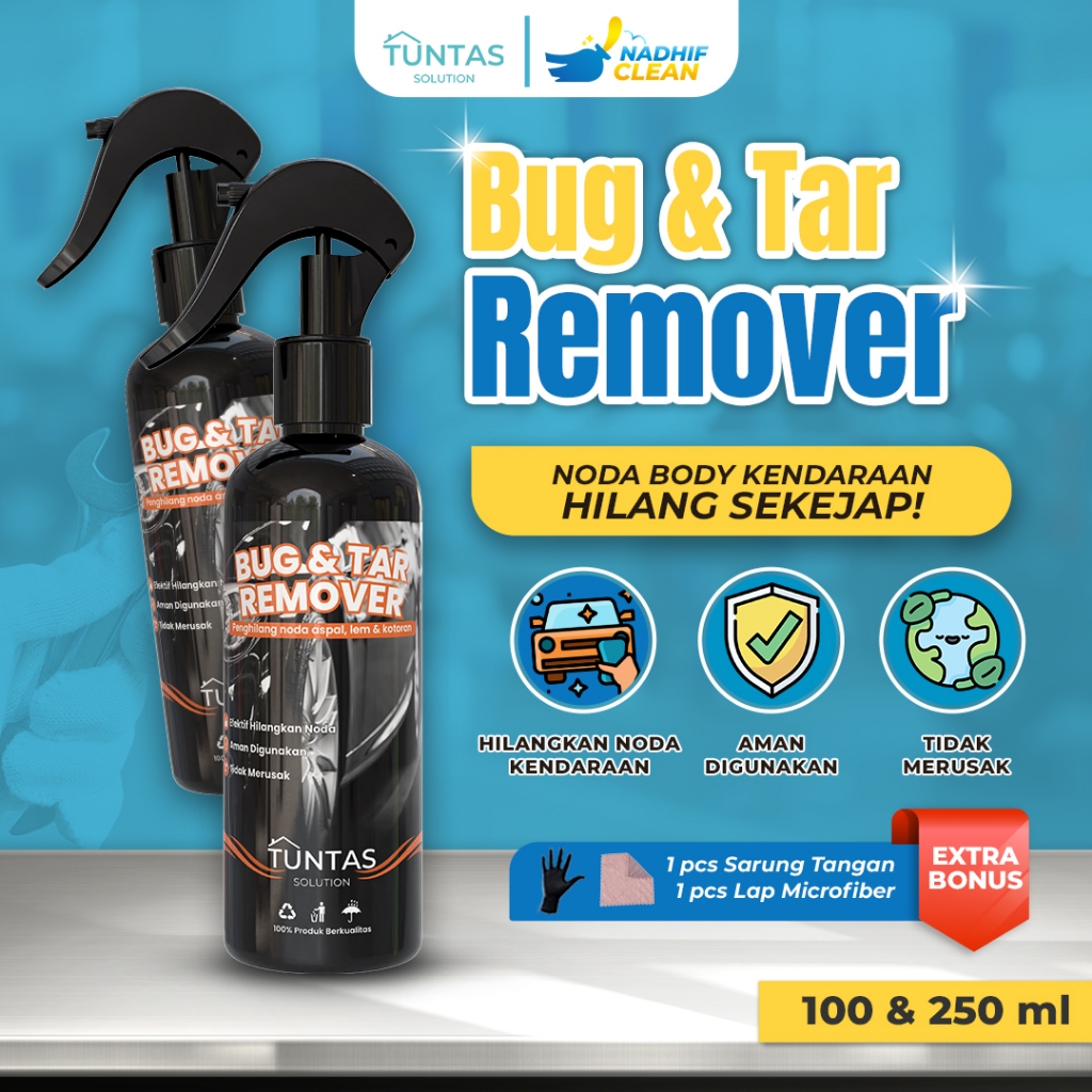 Jual Tar Remover and bug Pembersih Noda Aspal Penghilang Bekas Stiker ...