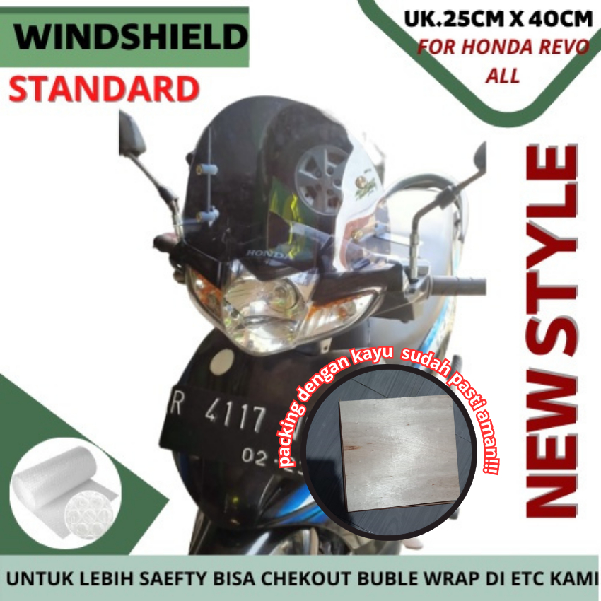 Jual Windshield Motor Revo Fi Revo Revo Fit Revo Abs model Rayben ...