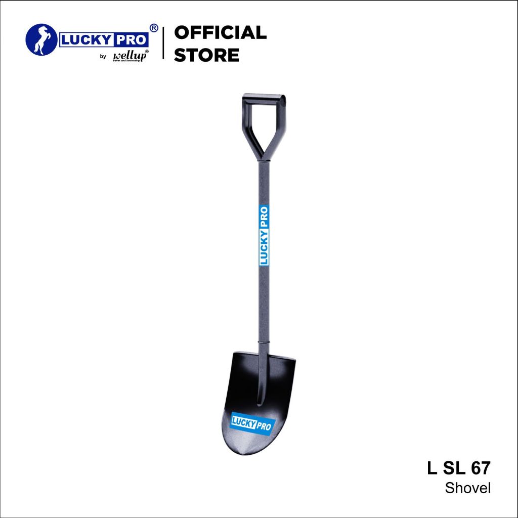 Jual LuckyPro Singkup Sekop Skop Pasir Cor Coran Baja Lancip Gagang ...