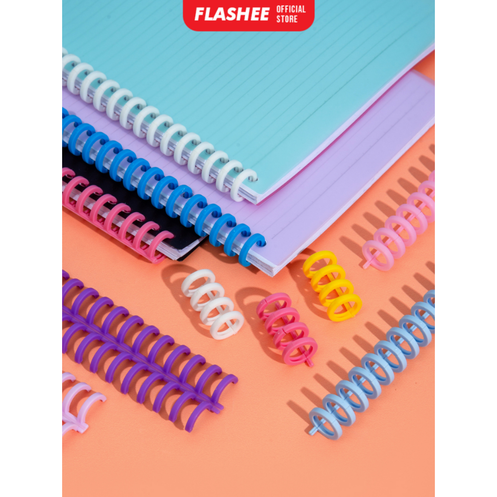 Jual Ring Binder Plastik Loose Leaf A4 B5 A5 A6 Ring Binding DIY 30 ...