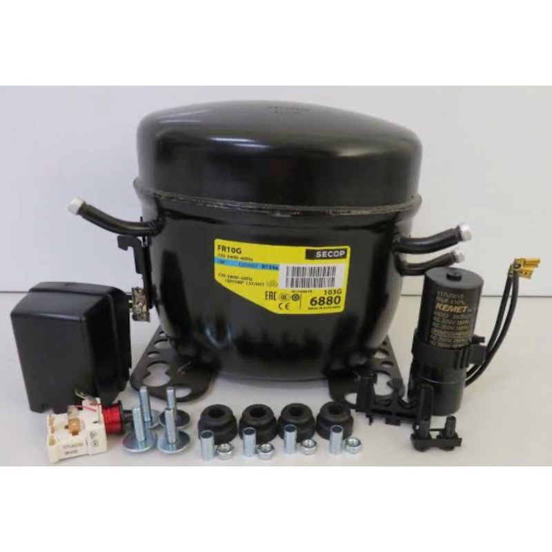 Jual KOMPRESOR SECOP FR10G | KOMPRESOR FREEZER/KULKAS 1/4PK R134 ...