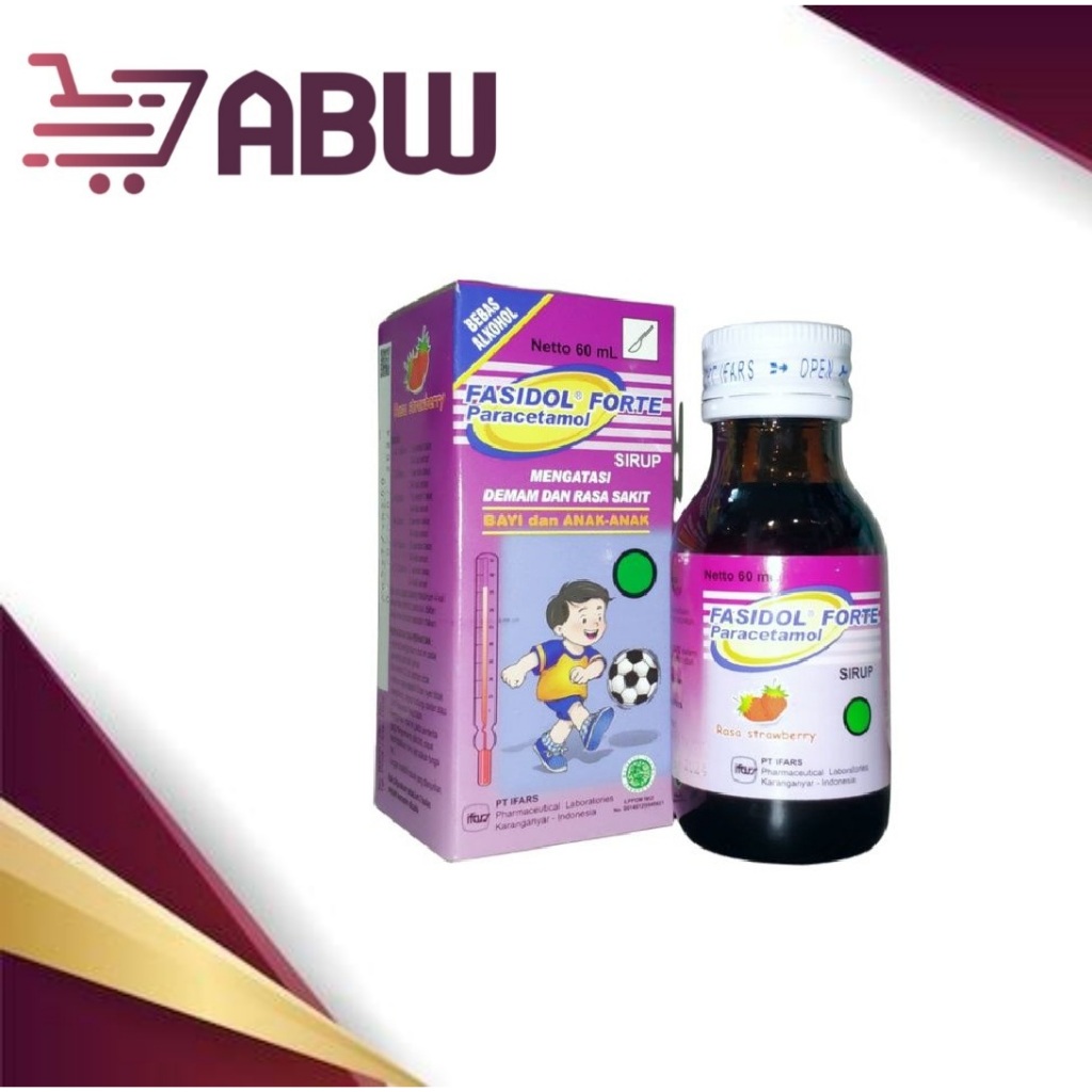 Jual [A] Fasidol Forte Sirup 60 ml - Sirup Paracetamol Demam Anak ...
