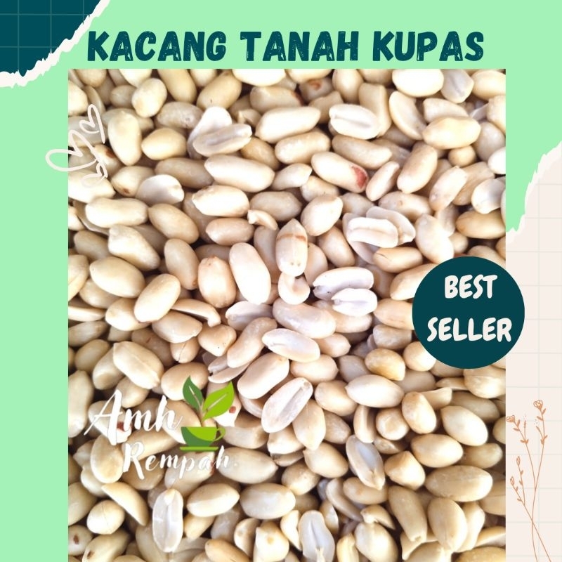 Jual Kacang Tanah Kupas Kulit Ari Kemasan 200gram | Shopee Indonesia