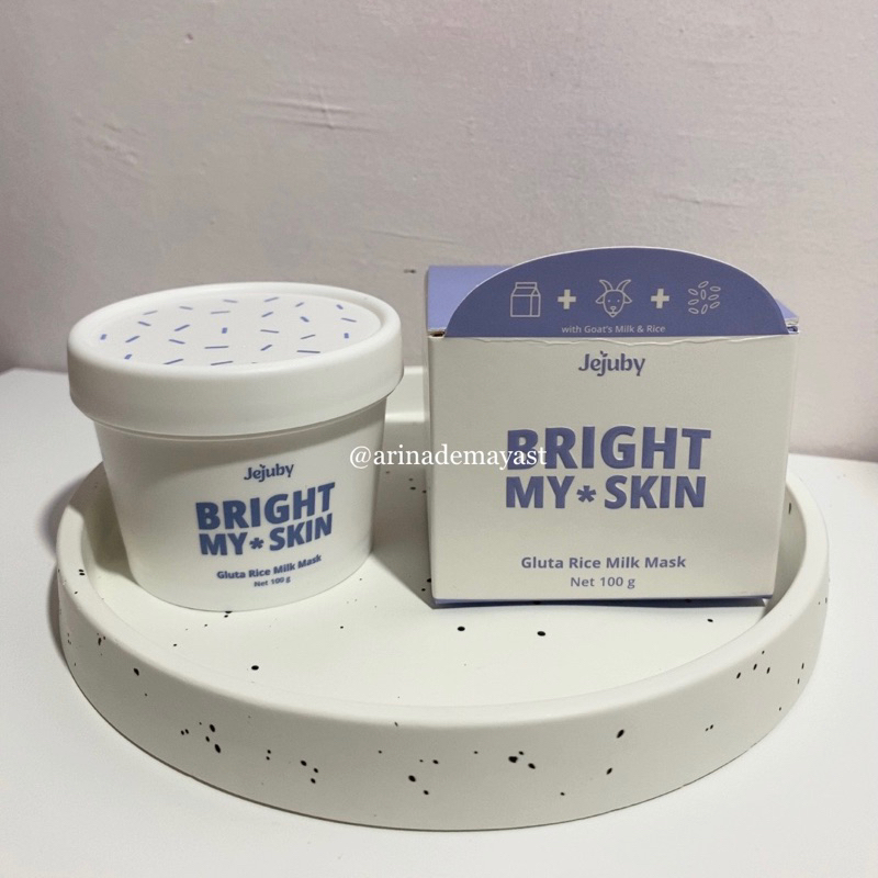 Jual JEJUBY Gluta Rice Milk Mask 2in1 Rinse Off & Sleeping Body Mask ...
