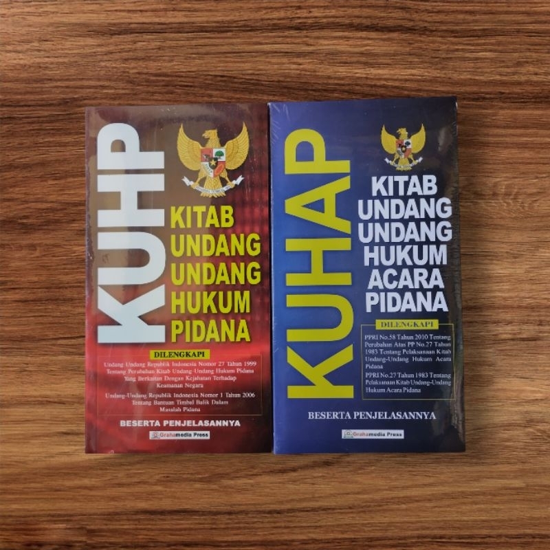 Jual BUKU KUHP DAN KUHAP HVS PUTIH | Shopee Indonesia