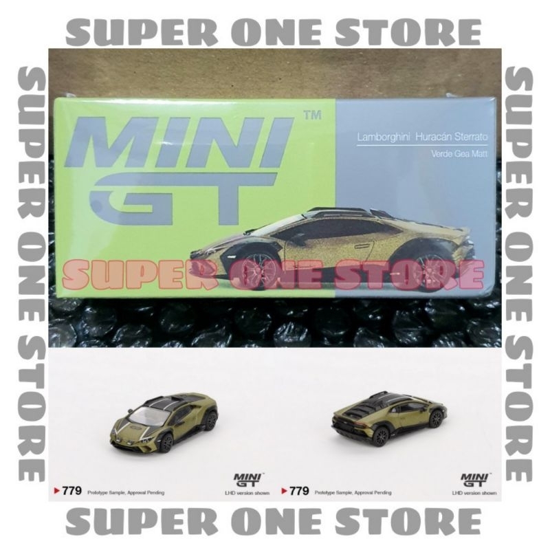 Jual MINI GT 1/64 MGT00779 Lamborghini Huracan Sterrato Verde Gea Matt | Shopee Indonesia
