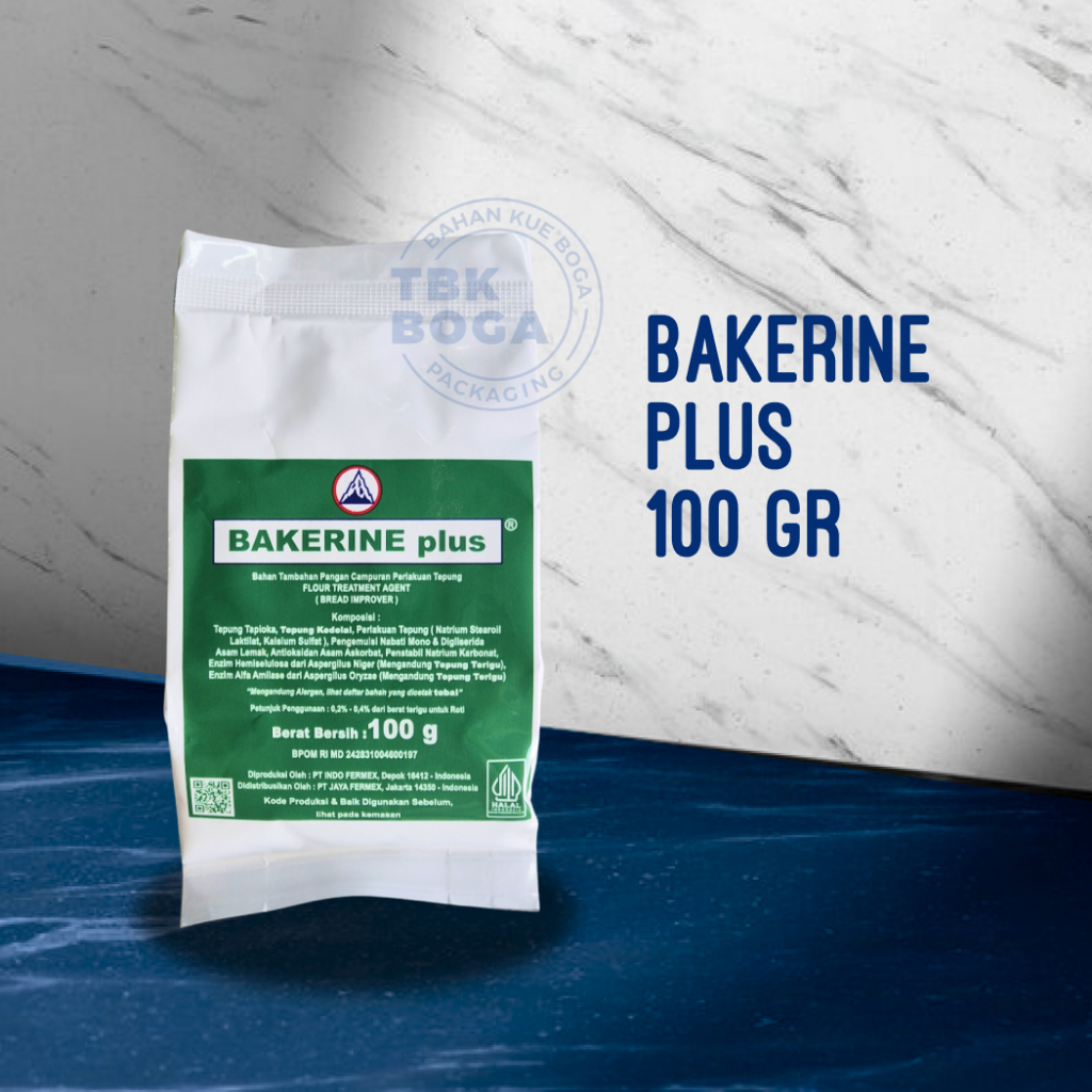 Jual Bakerine Plus ( 100 gr ) Bread Improver Tambangan Pangan Tepung | Shopee Indonesia