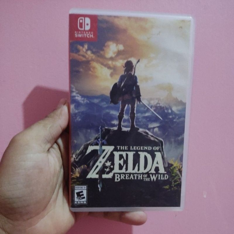 Jual Game Nintendo Switch The Legend Of Zelda Breath Of The Wild BOTW ...