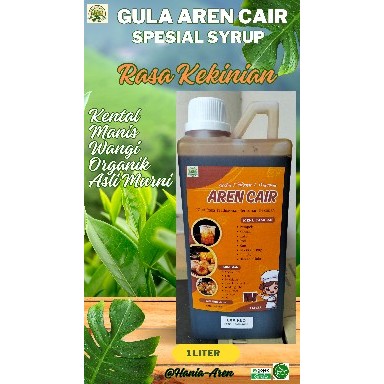 Jual Gula Aren Cair Special Syrup / Syrup Palm Sugar Organik Hania Aren ...