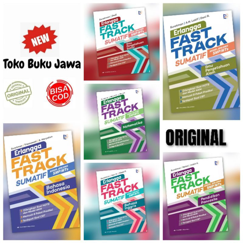 Jual [Erlangga] OBRAL Buku US Fast Track Sumatif SMP / MTS Matematika ...