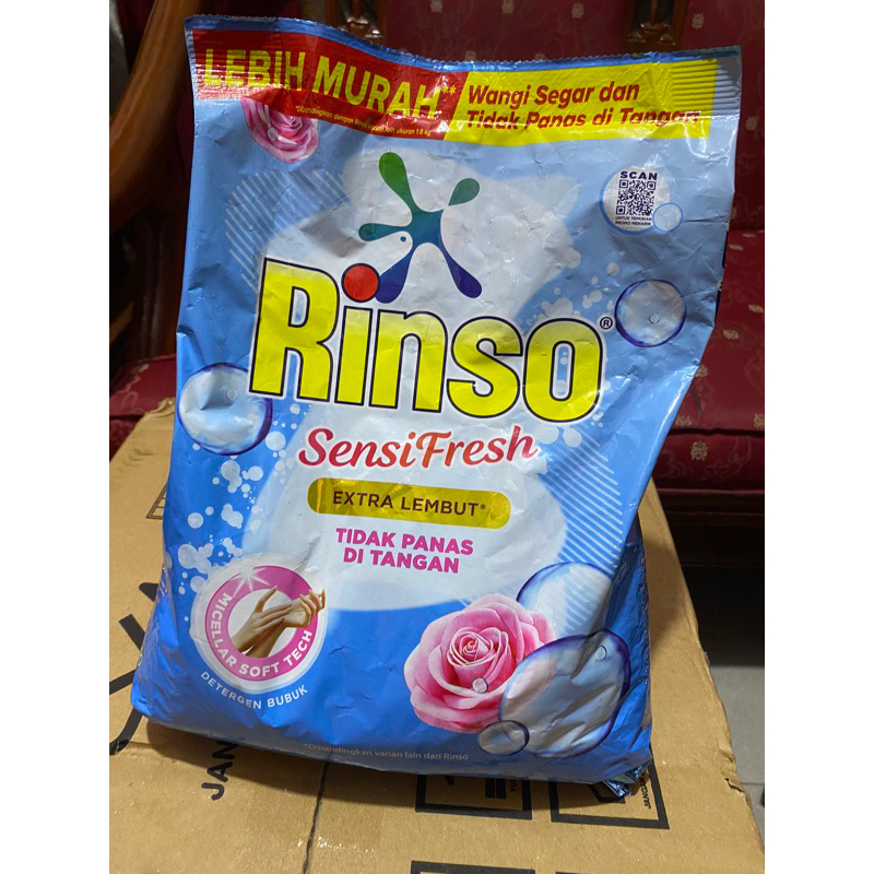 Jual Rinso SensiFresh Detergent Bubuk Deterjen Extra Lembut Micellar ...