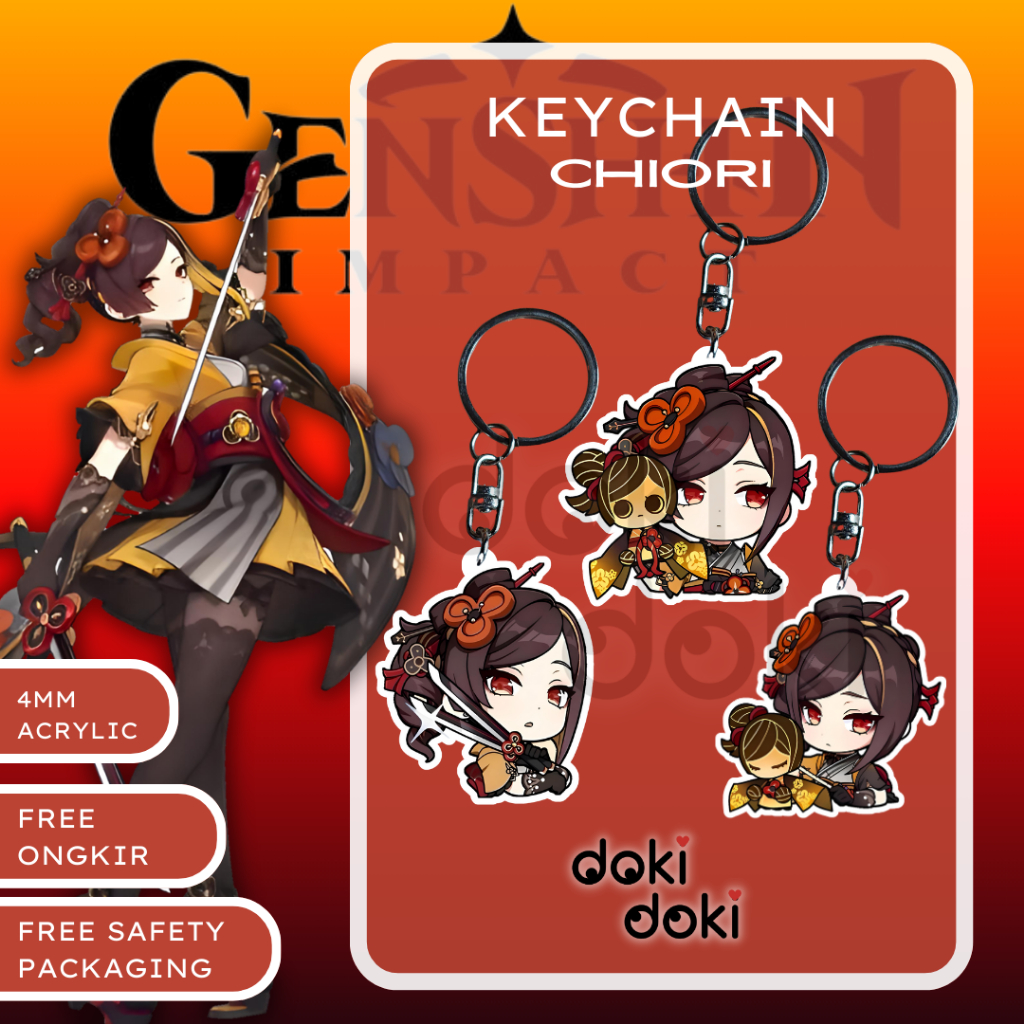 Jual GANTUNGAN KUNCI KEYCHAIN CHIORI GENSHIN IMPACT | Shopee Indonesia