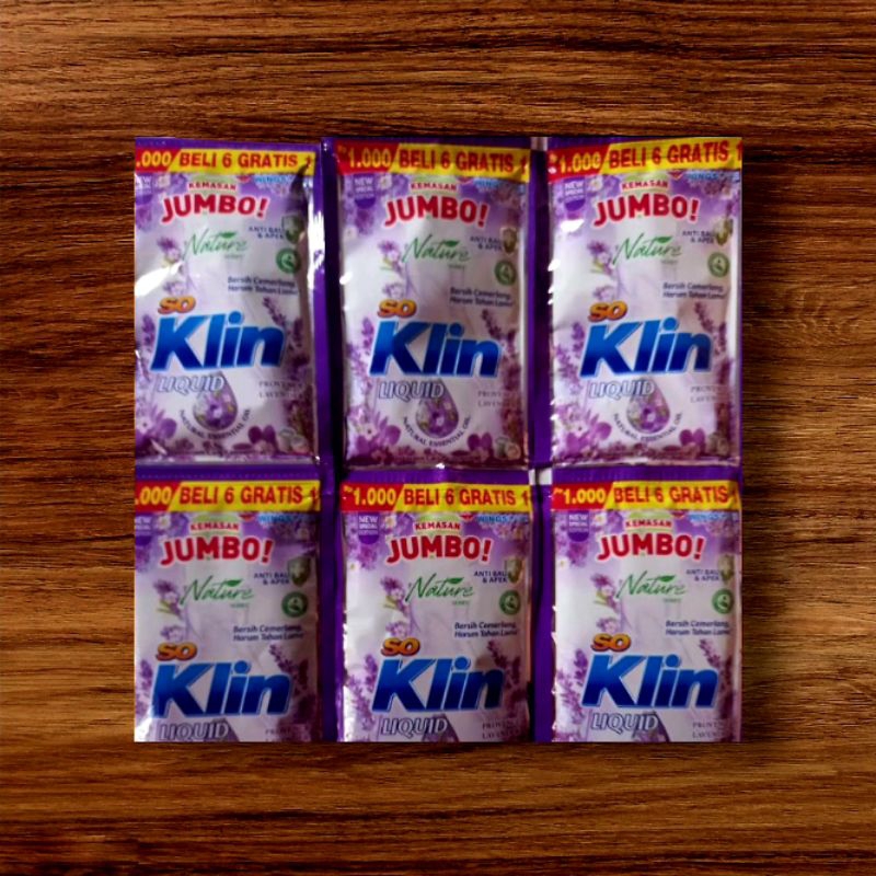 Jual SOKLIN LIQUID JUMBO 1000 BELI 6 GRATIS 1 (4 RCG) ISI 28 SACHET ...