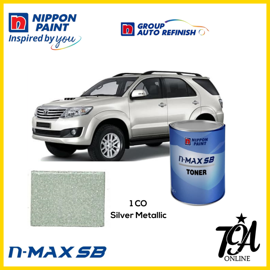 Jual NIPPON PAINT AUTO REFINISH N Max Toyota 1C0 Silver Metallic ...