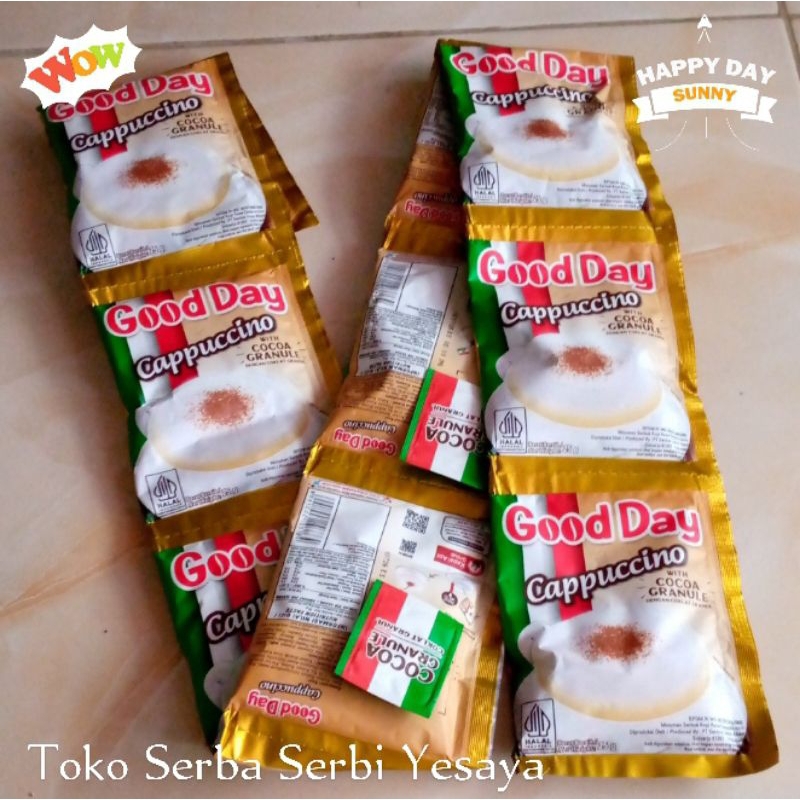 Jual Good Day Cappucino Minuman Serbuk Kopi Rasa Cappucino Renceng (10 ...