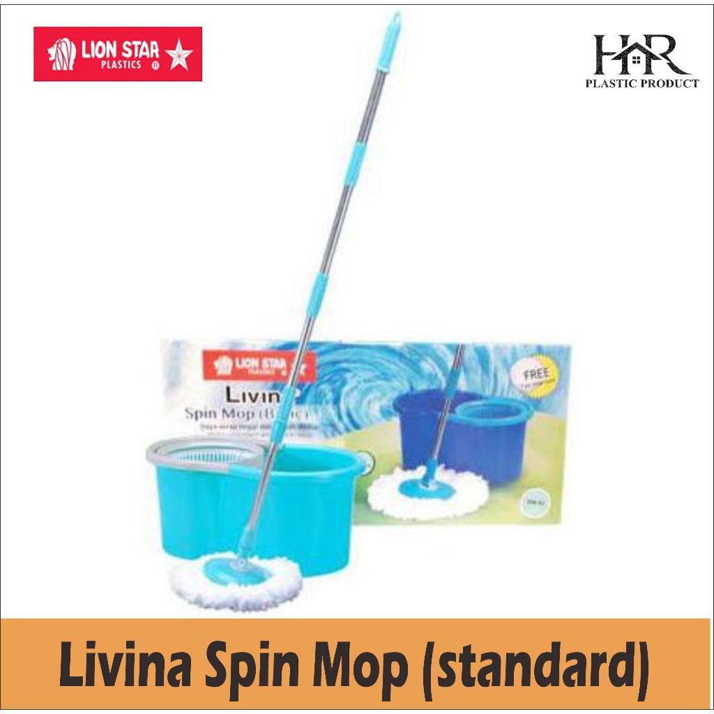 Jual Lion Star Livina Spin Mop (Standar) / Pel Lantai Putar | Shopee ...