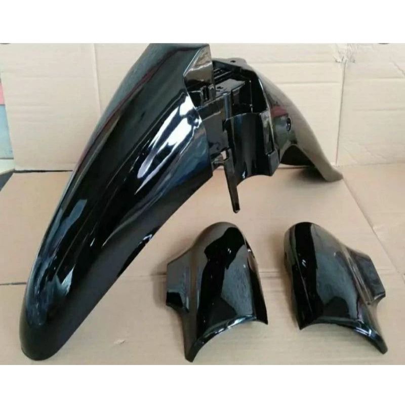 Jual spakbor slebor depan honda supra x lama supra fit lama warna hitam ...