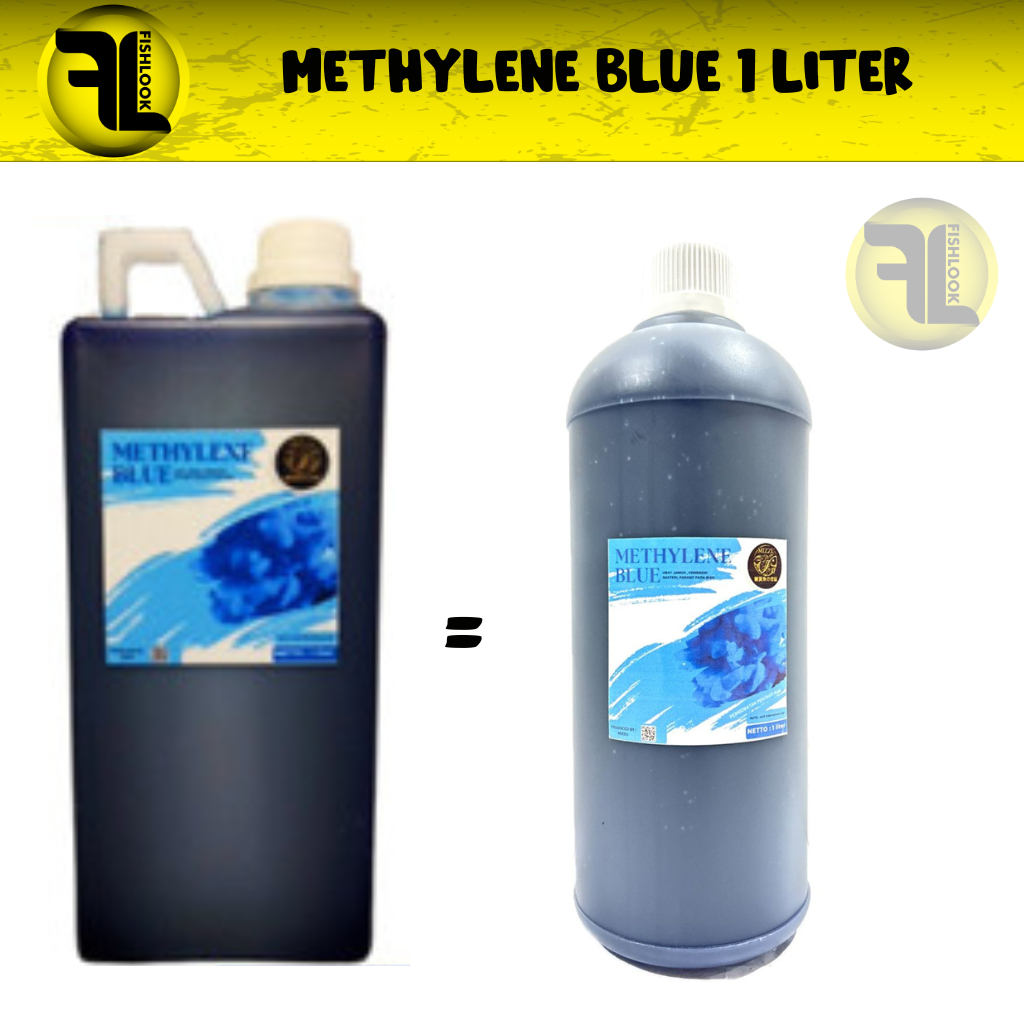 Jual METHYLENE BLUE 1 LITER OBAT BIRU PENYAKIT IKAN AQUARIUM | Shopee Indonesia