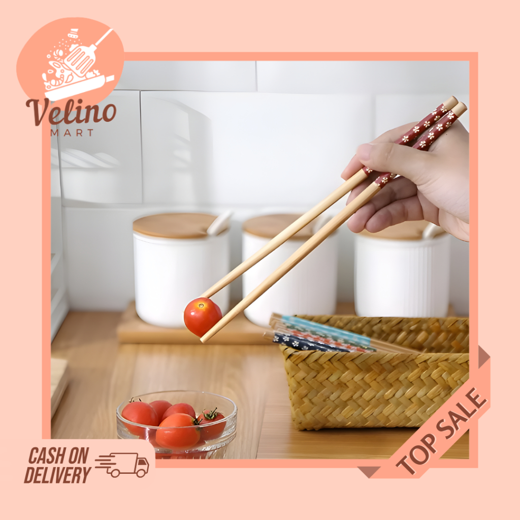 Jual Sumpit Bambu Warna Sepasang / Bambu Chopstick Premium / Set Alat ...