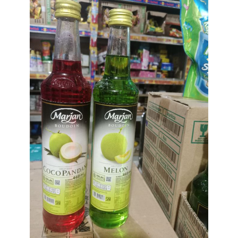 Jual Marjan sirup cocopandan / melon 460ml 1 botol | Shopee Indonesia