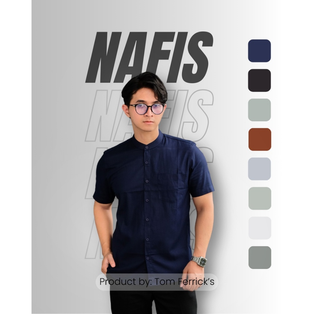 Jual Kemeja Muslim Lengan Pendek Pria - Rayya Series / Nafis by Tom ...