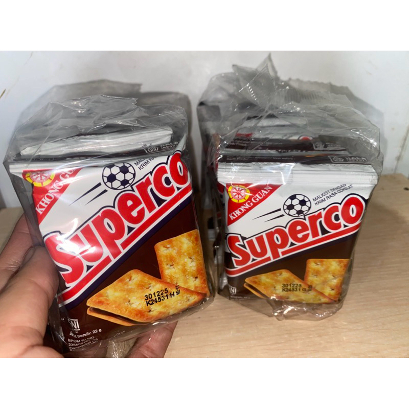 Jual Superco Malkist Cream Coklat Khong Guan (1Pack isi 10 Pcs ...