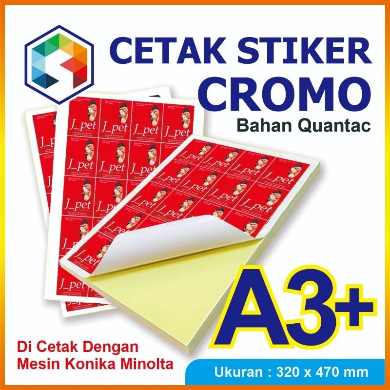 Jual STIKER CROMO A3 PLUSS | Shopee Indonesia
