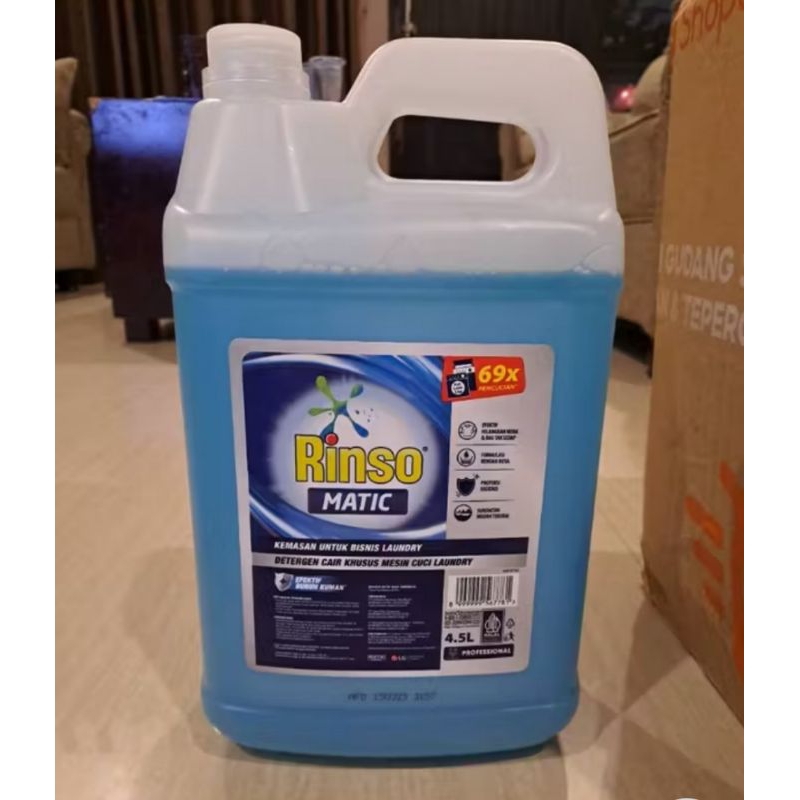 Jual RINSO MATIC CAIR 5 LITER LEBIH IRIT PEMAKAIAN | Shopee Indonesia