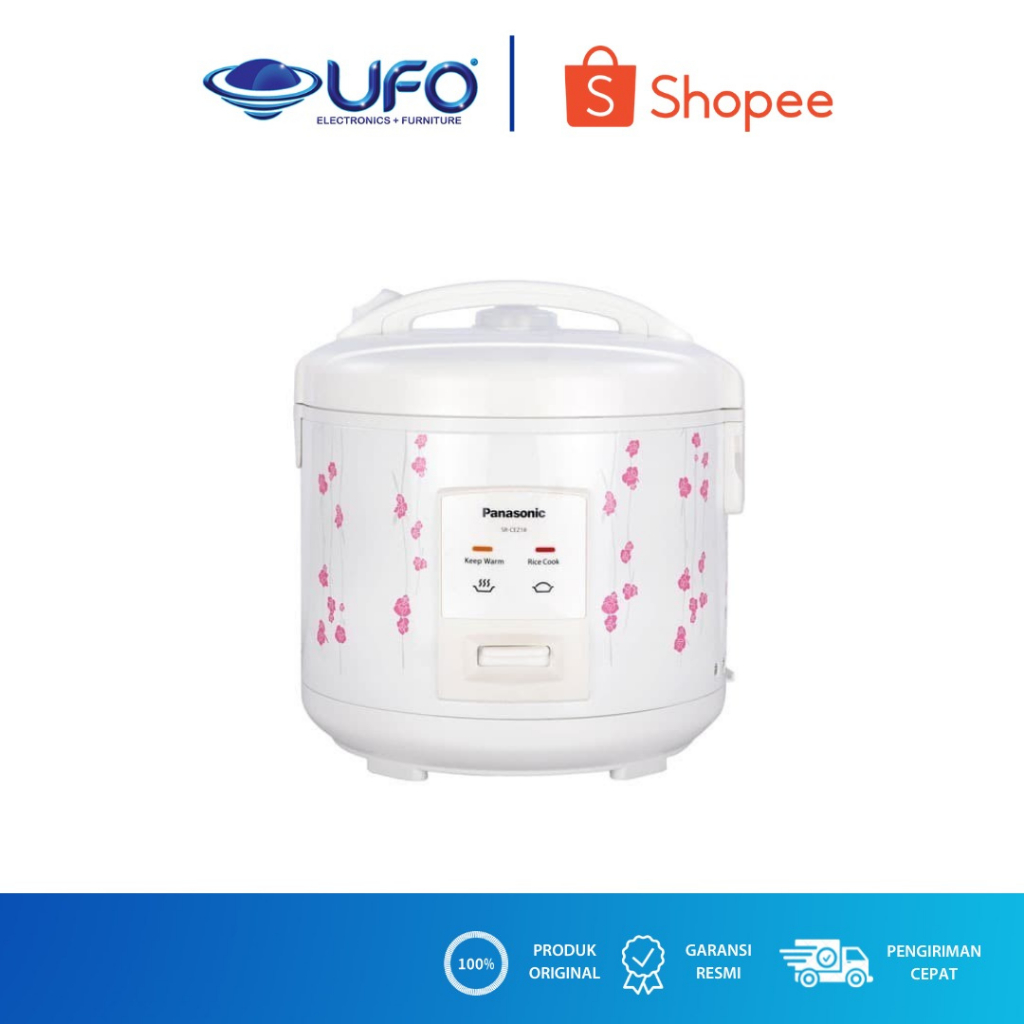 Jual PANASONIC RICE COOKER 3 IN 1 FLOWER SRCEZ18FGR | Shopee Indonesia