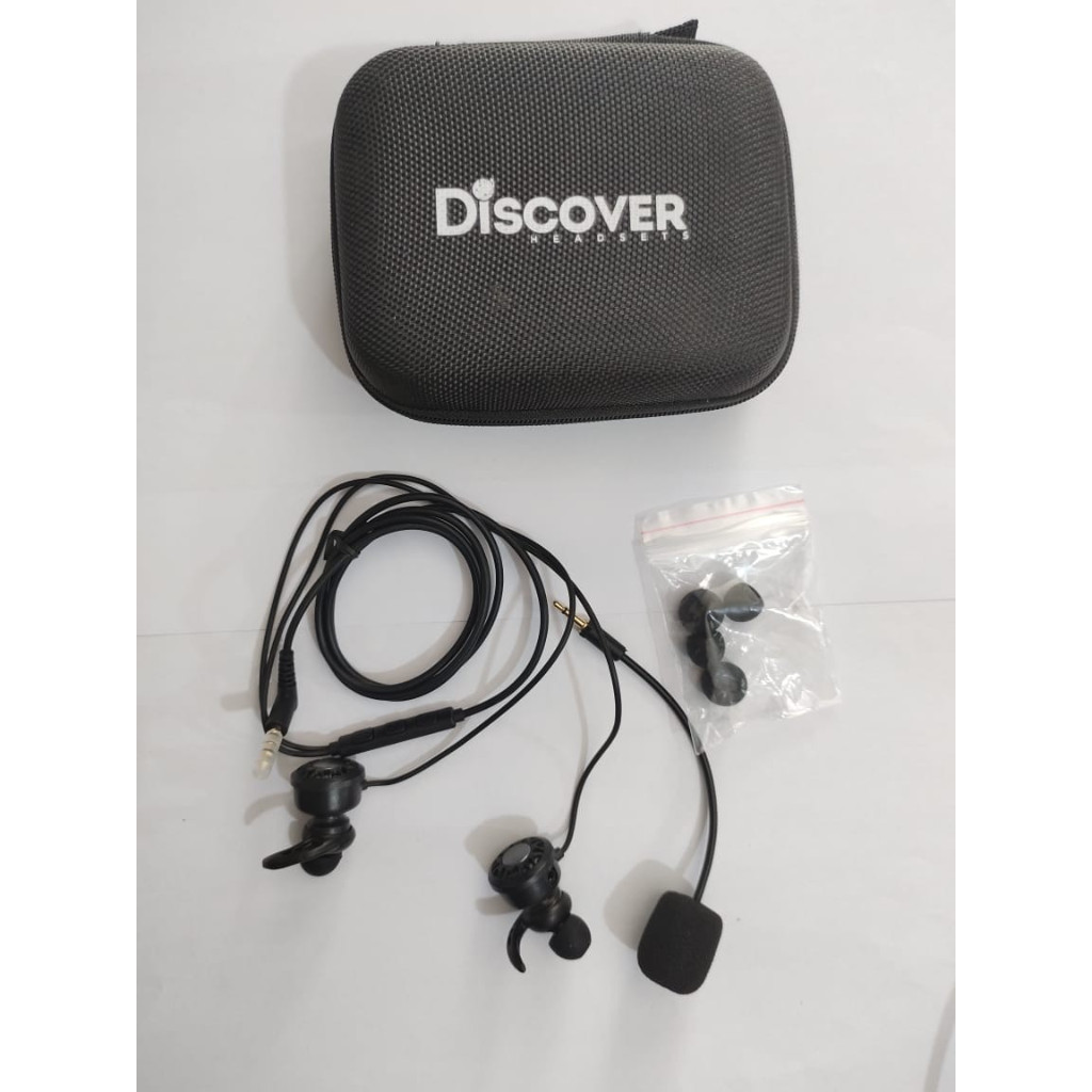 Jual Headset handsfree merk DISCOVER original. branded MEREK AMERIKA ...