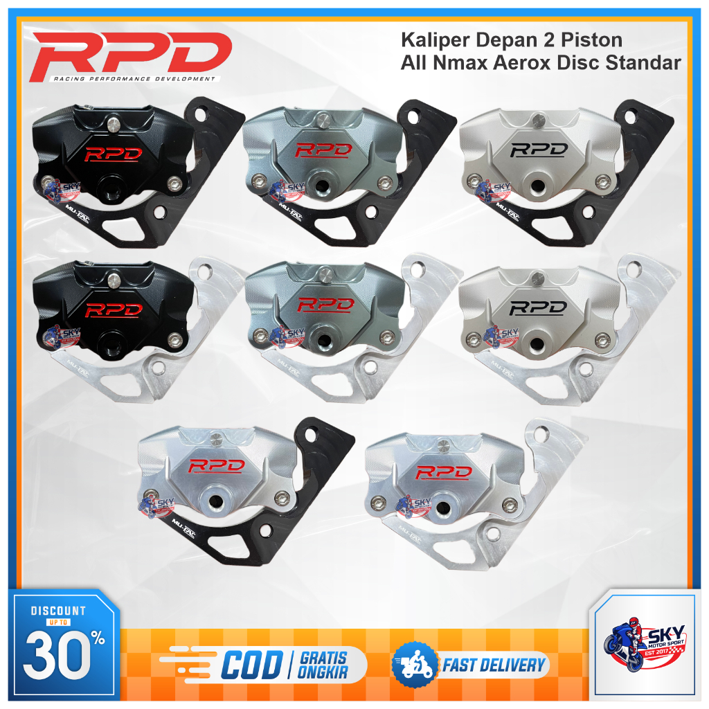 Jual Kaliper Depan RPD All Nmax Aerox Plus Bracket Disc Standar 2p 2 ...
