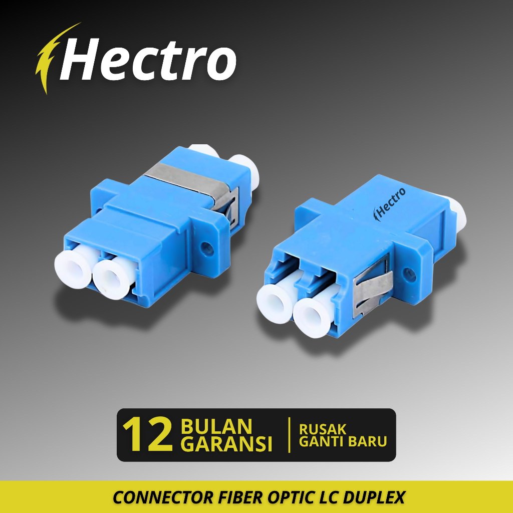 Jual Hectro Adapter Connector Fiber Optic LC Duplex Sambungan Fiber ...