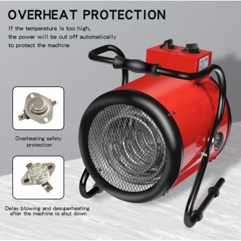 Jual Blower Pemanas Ruangan Elektrik 3000W Portable Fan Heater 3Kw 220V ...
