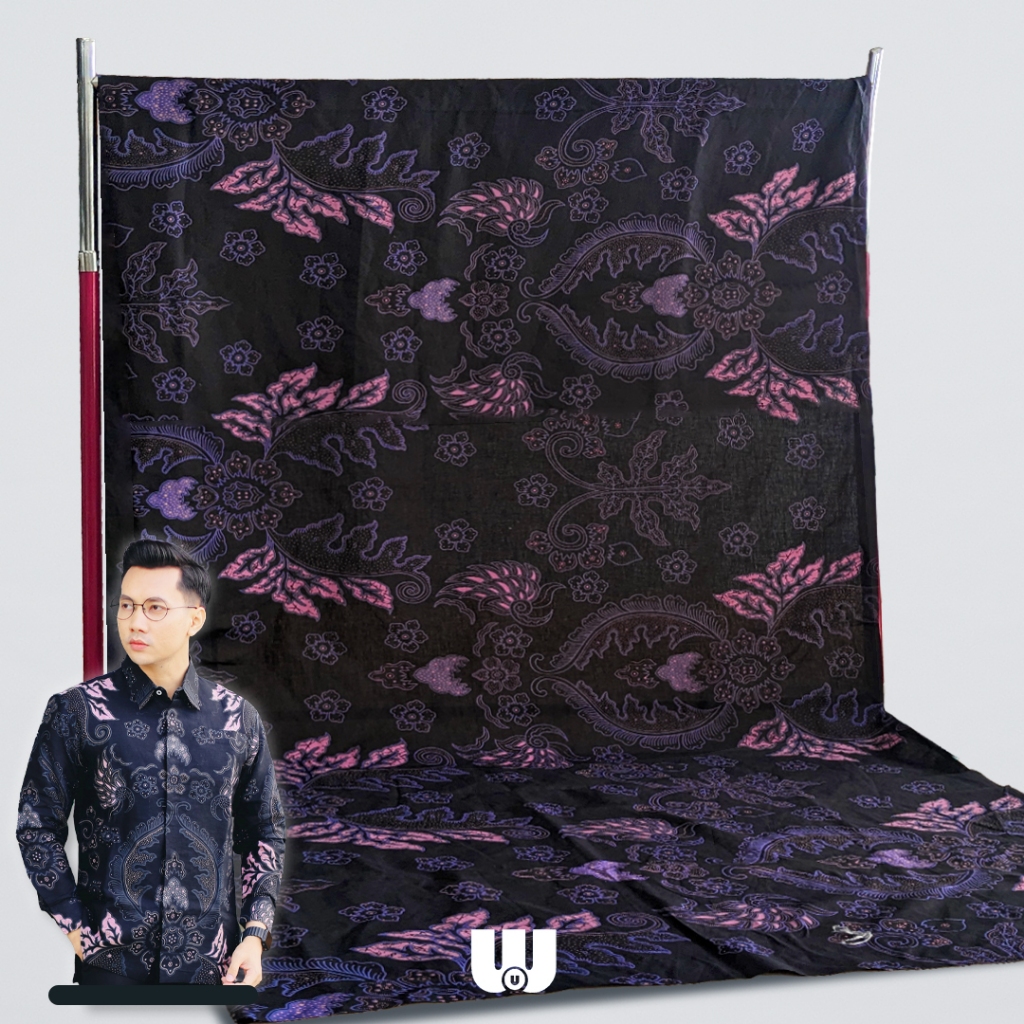 Jual Woubatik Official- Kain Batik Solo Modern Premium Bhaskara Pink ...