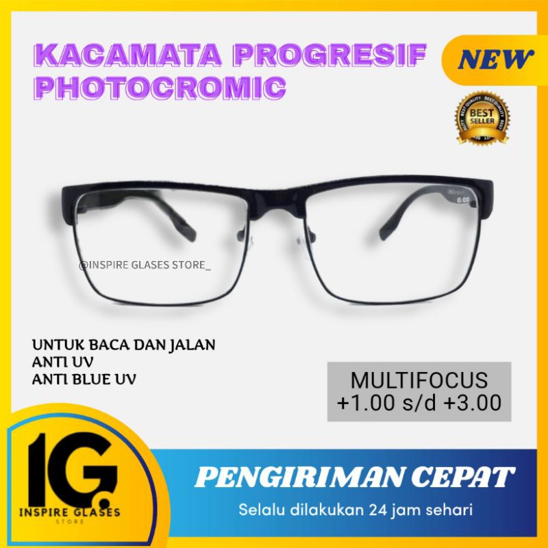 Jual Kacamata Progresif Photocromic Antiradiasi Untuk Baca dan Jalan ...