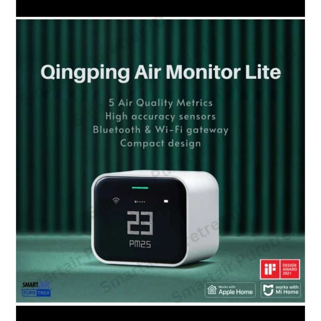 Jual QingPing Lite Air Quality Monitor Smart Detector Sensor PM2.5 CO2 ...