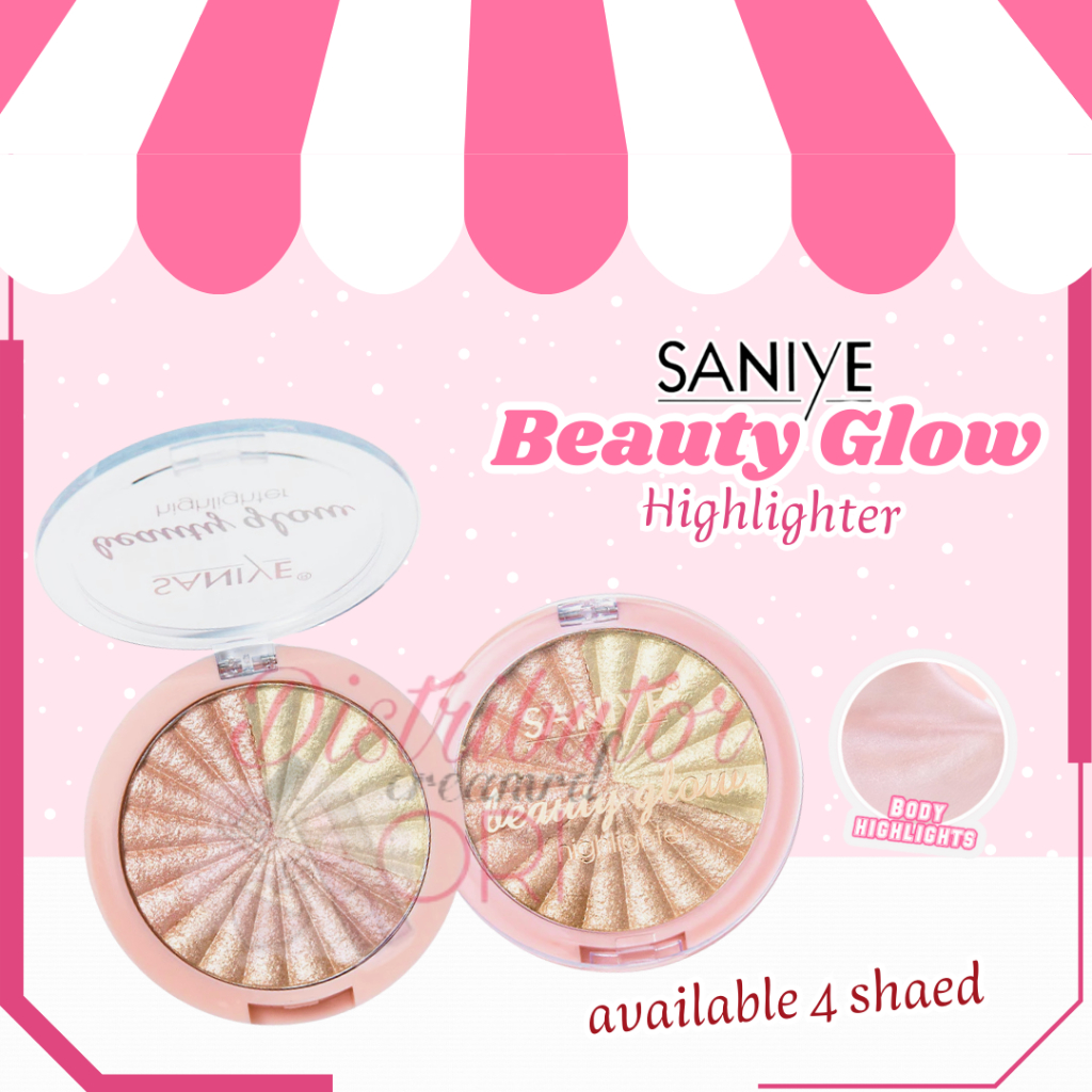 Jual SANIYE [ BPOM ] 5 Warna Glitter Highlighter Wajah Highlight ...
