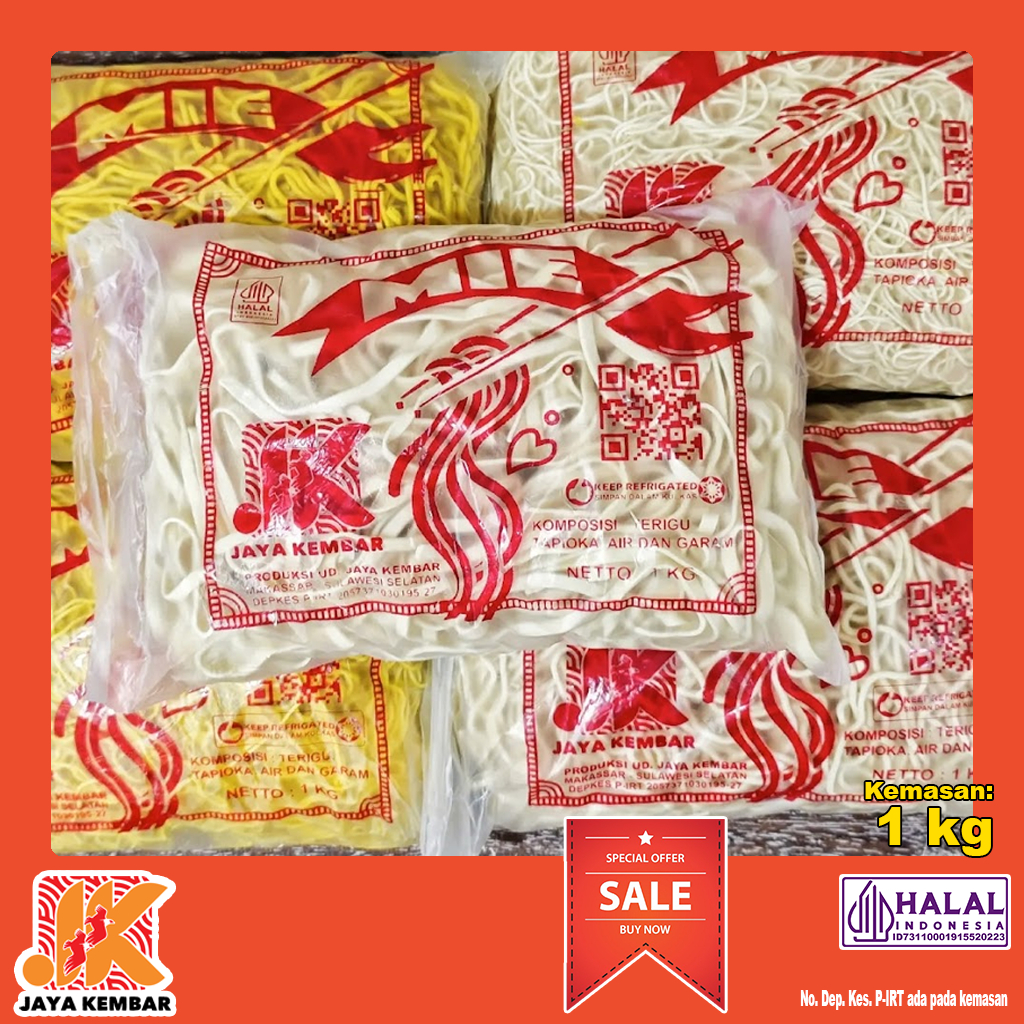 Jual Mie Basah ( Gepeng / Halus putih / Kasar putih / Halus kuning ...