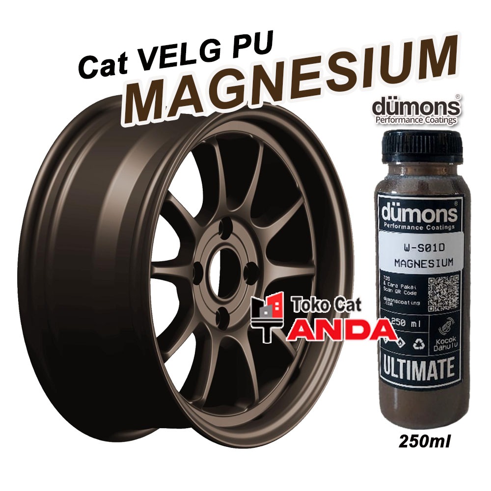 Jual Cat Velg Magnesium PU - Dumons Ultimate 250ml - Cat PU MAGNESIUM ...