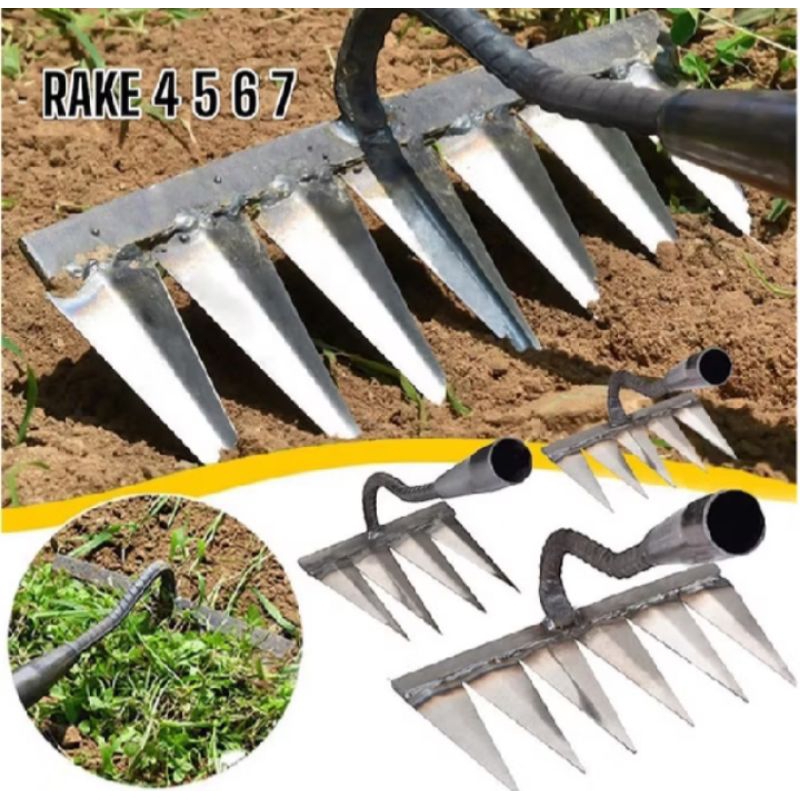 Jual TERBARU Rake Alat Pembersih Rumput/Garukan Rumput Liar Penggaruk ...